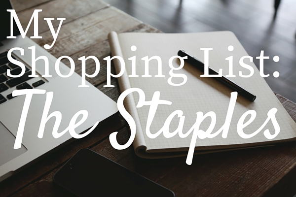 My Staple Grocery List - Bethany King My Staple Grocery List - Bethany King